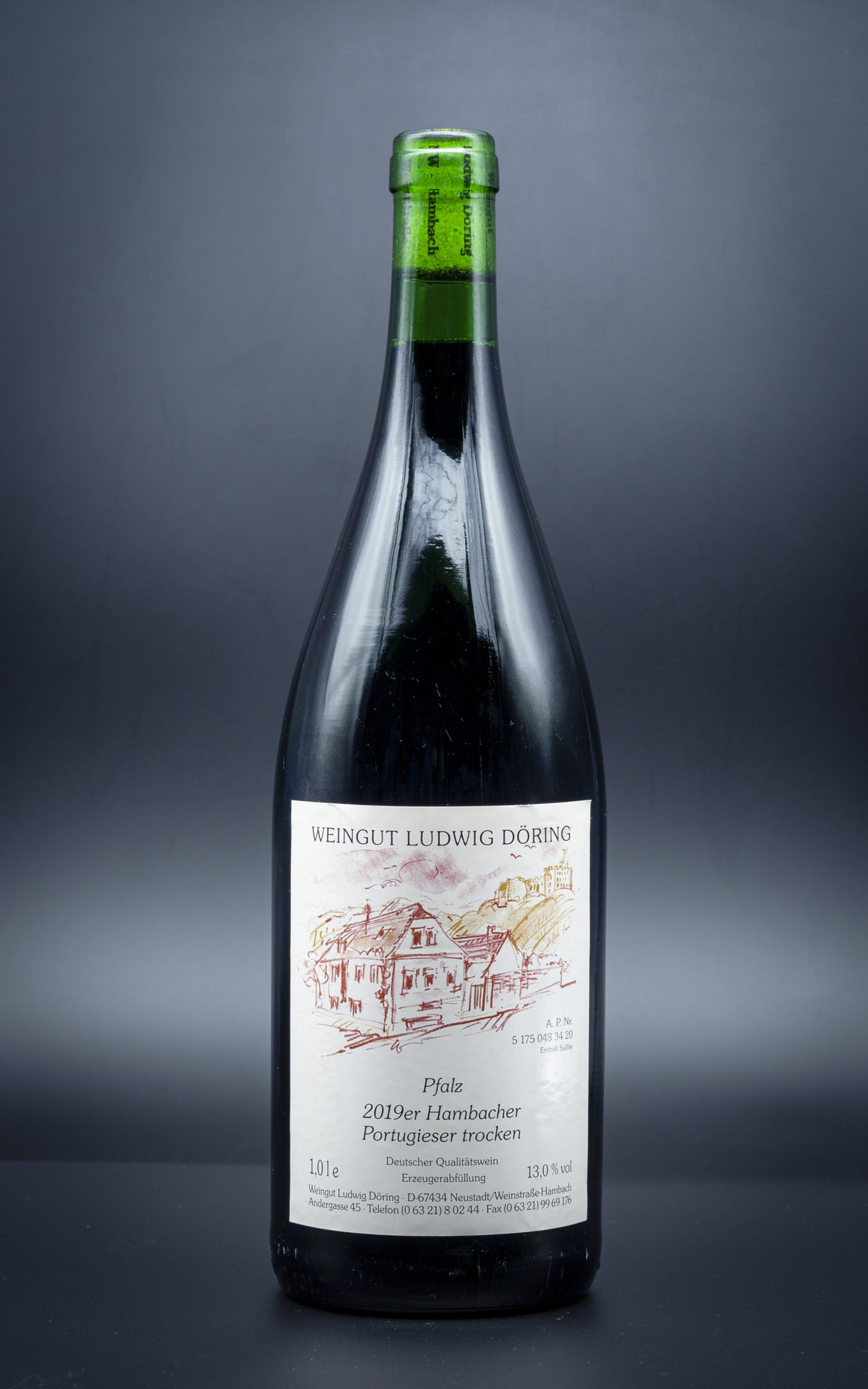 Hambacher Rotwein Portugieser trocken 2022 - Shop | Weingut Ludwig Döring